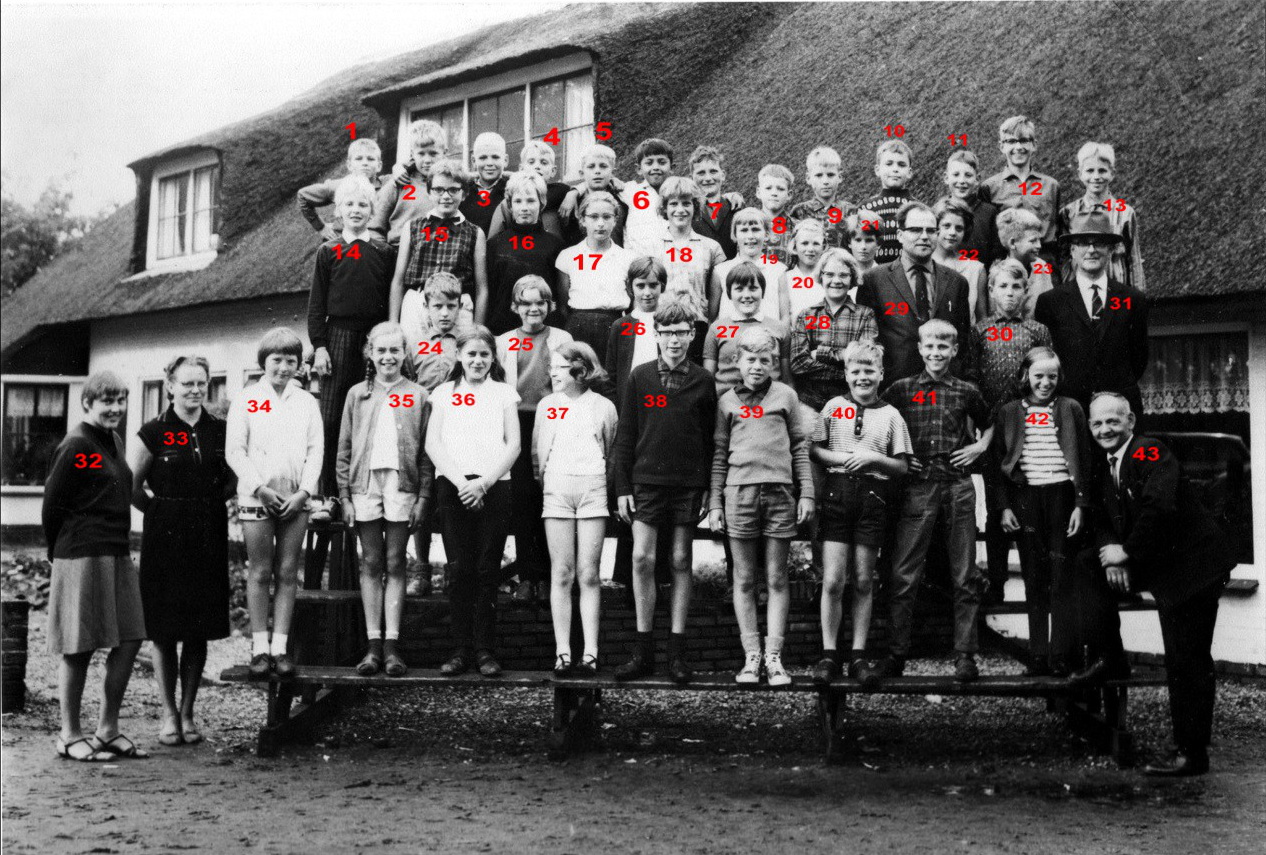 4 - School 12 schoolreis Hellendoorn klas 5&6 1965-1966